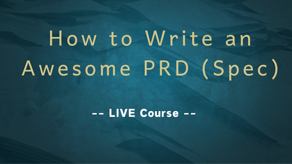How to Write a PRD Course Sales Page - Effective Product Management